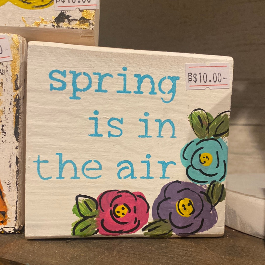 Spring is in the air mini block – Vick Crafts