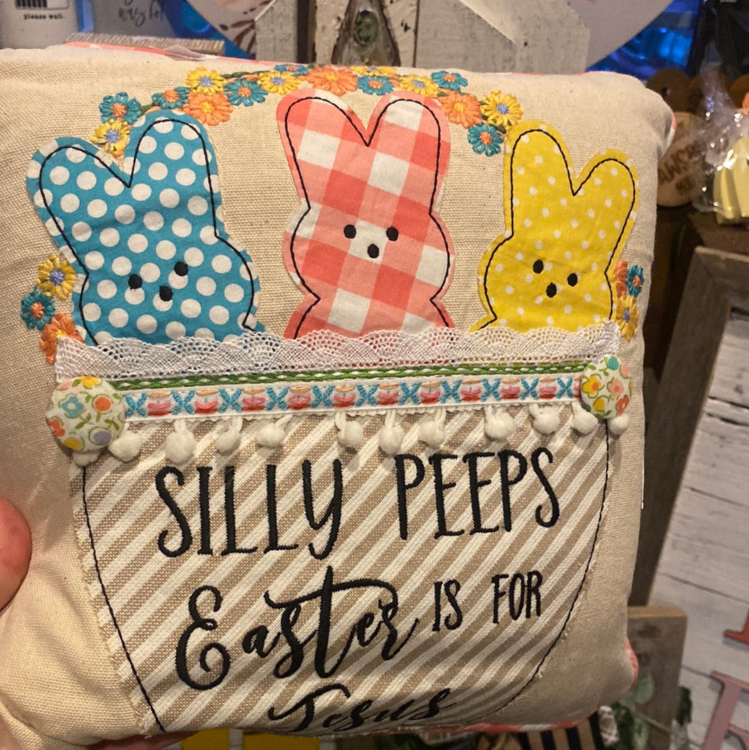 Silly Peeps Pillow – Vick Crafts